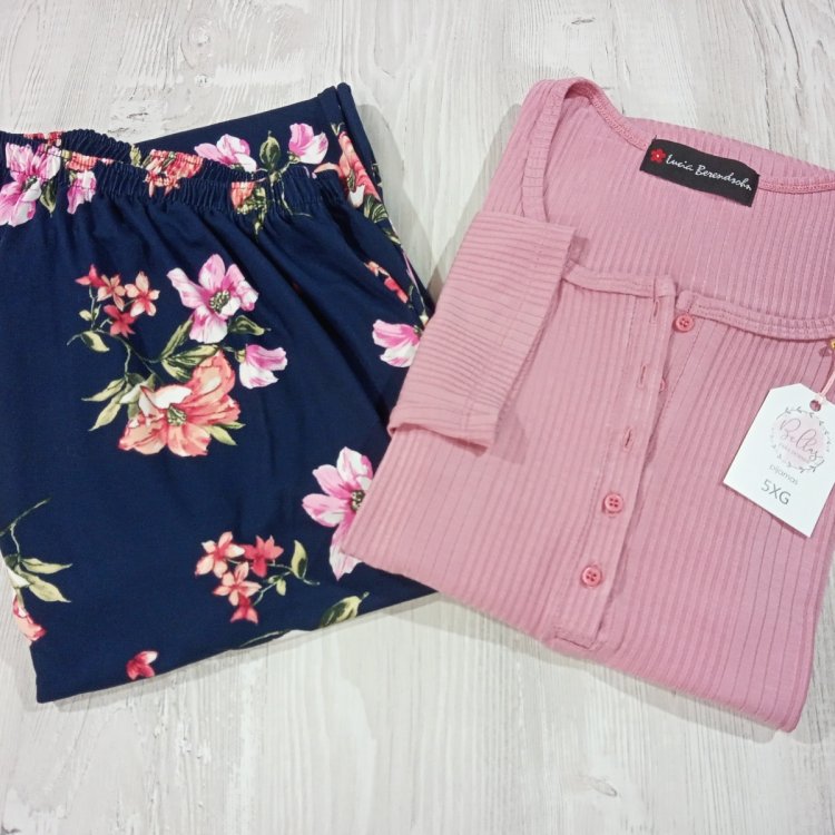 Pijama Jardín Azul - Bellas para Dormir